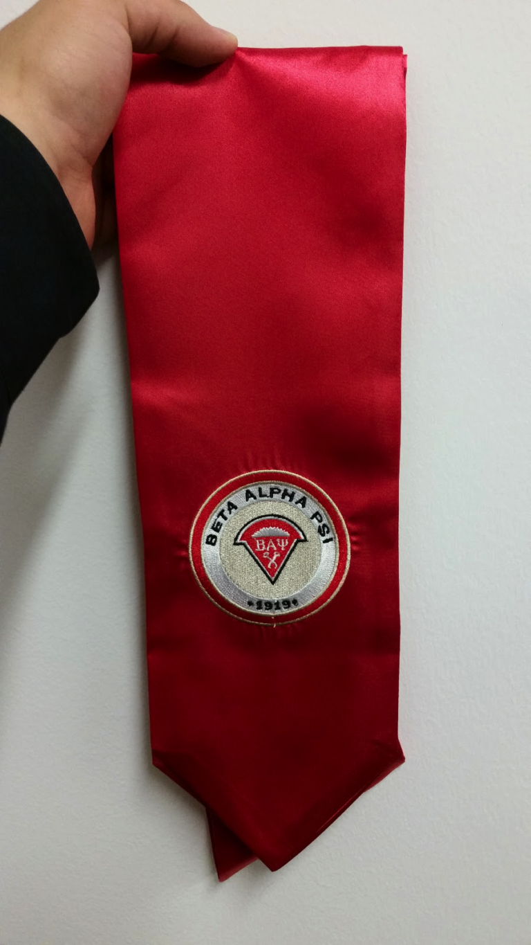 Cords and Stoles – UH Beta Alpha Psi